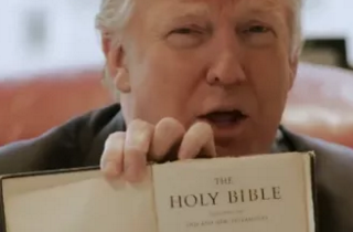 Glorious Gaffe: Trump Almost Put Donation Money on Communion Plate in ...