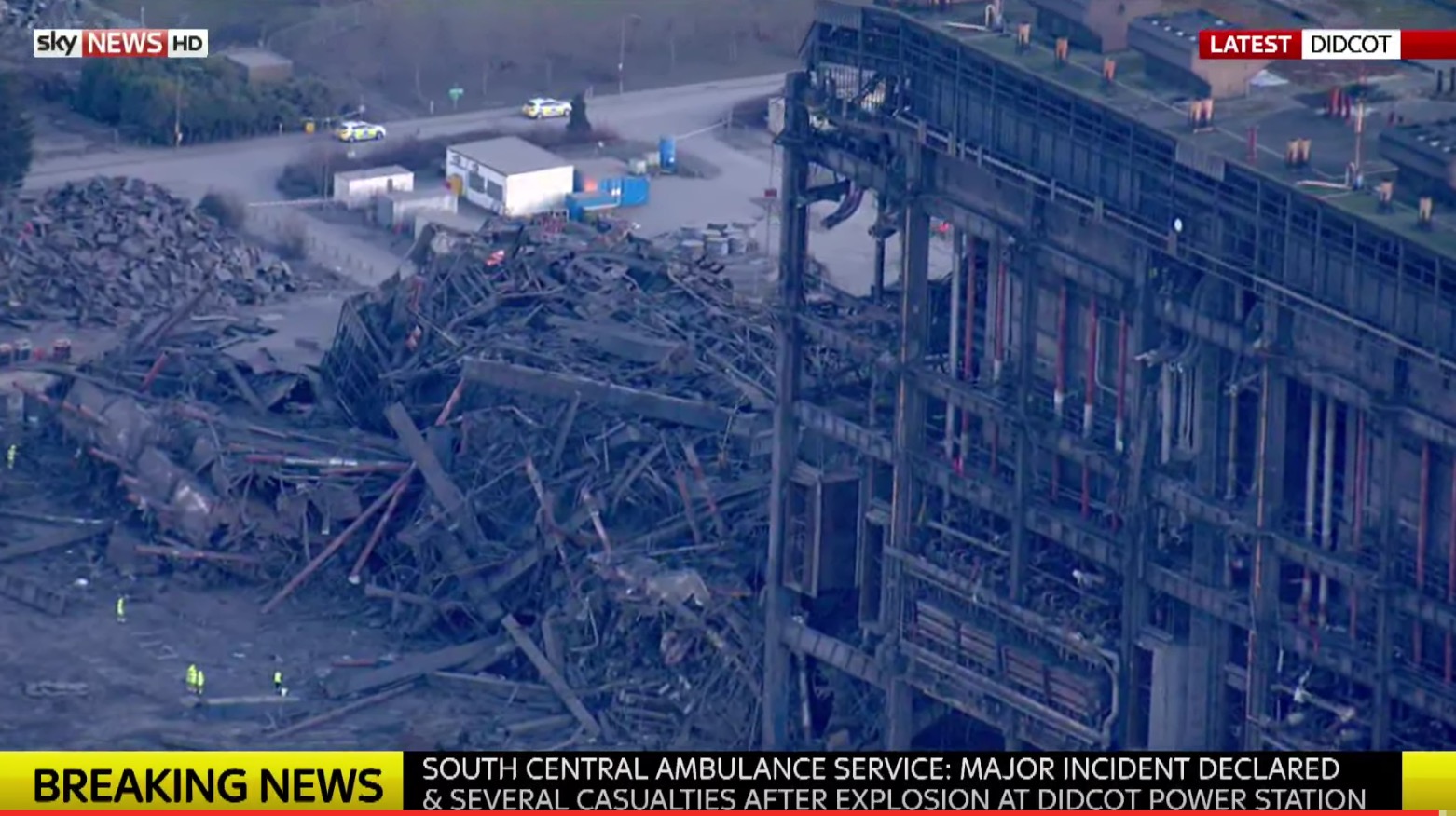 British Didcot Power Plant Explosion VIDEO