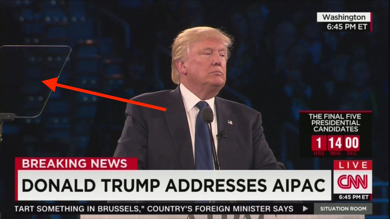 Trump’s Disciplined, Focused AIPAC Speech Shows Teleprompters Only ...