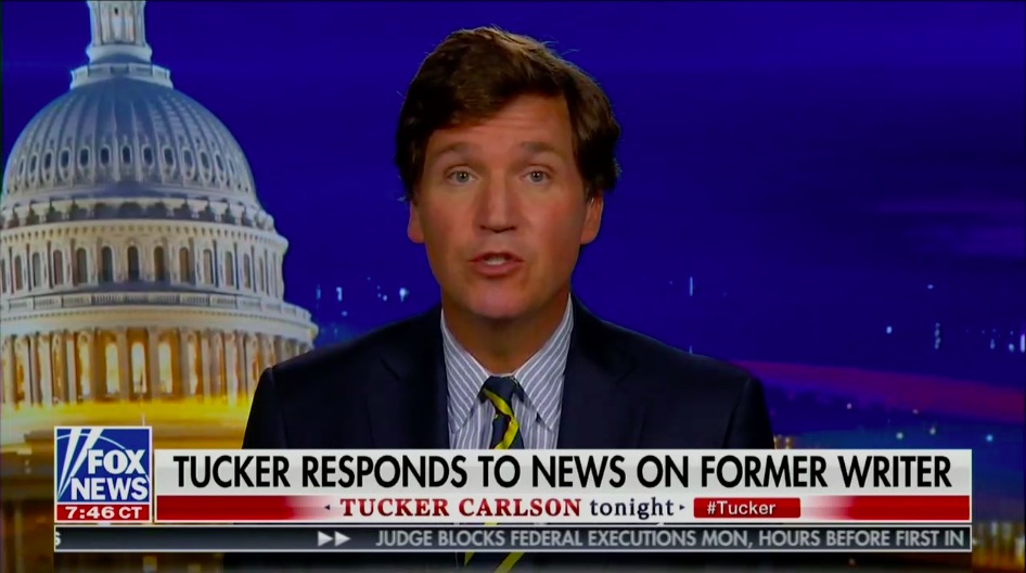 Tucker Carlson Tops Monday Ratings Amid Writer Resignation