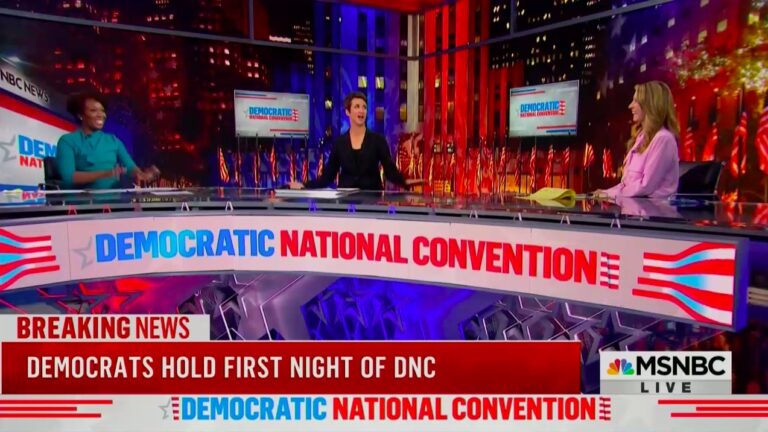 MSNBC Beaten in August Ratings Demo By Fox News and CNN