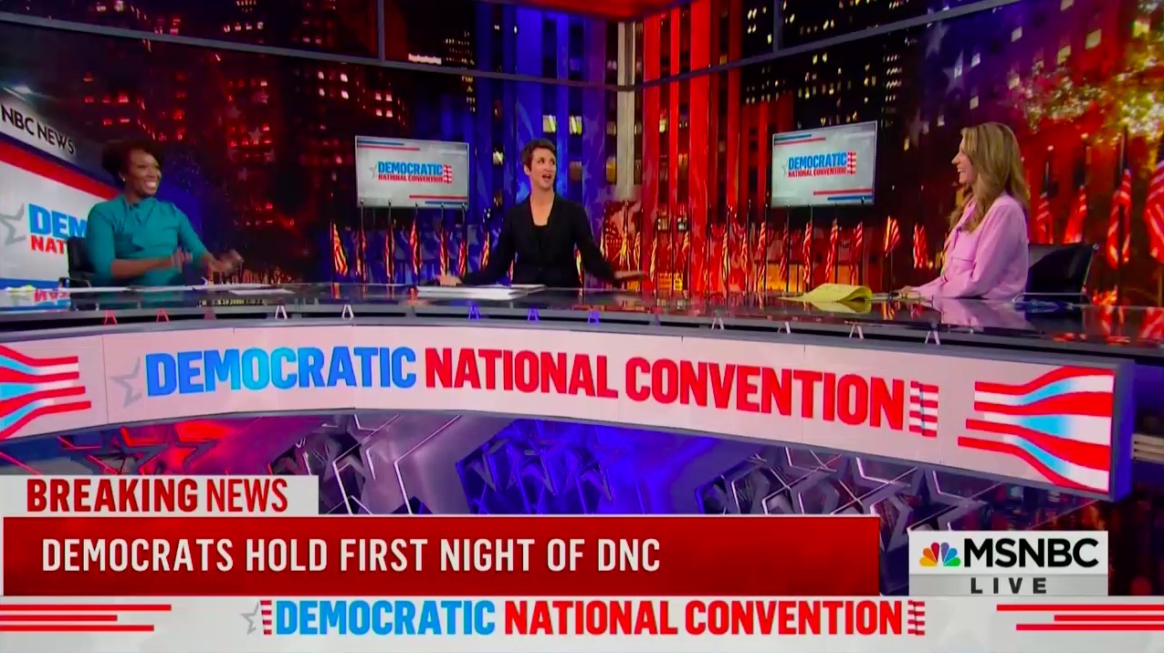 MSNBC Beaten in August Ratings Demo By Fox News and CNN