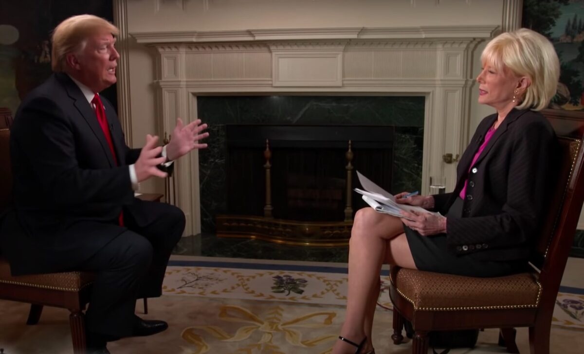 Trump Pushes Durham Spin, Demands Apology From Lesley Stahl