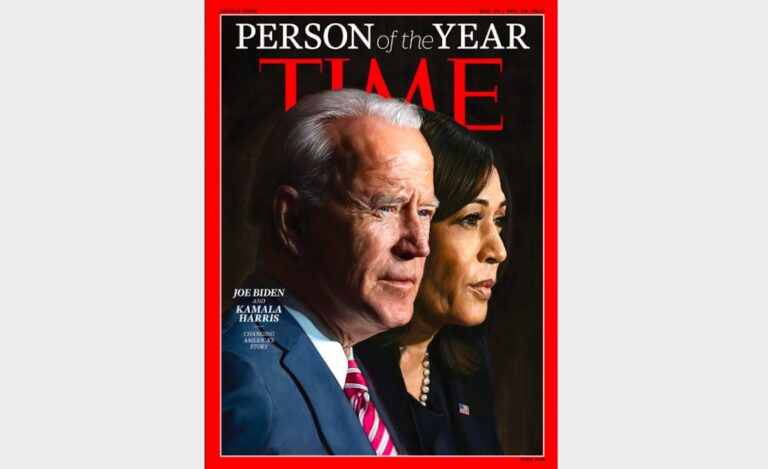 TIME's Person of the Year are Joe Biden and Kamala Harris
