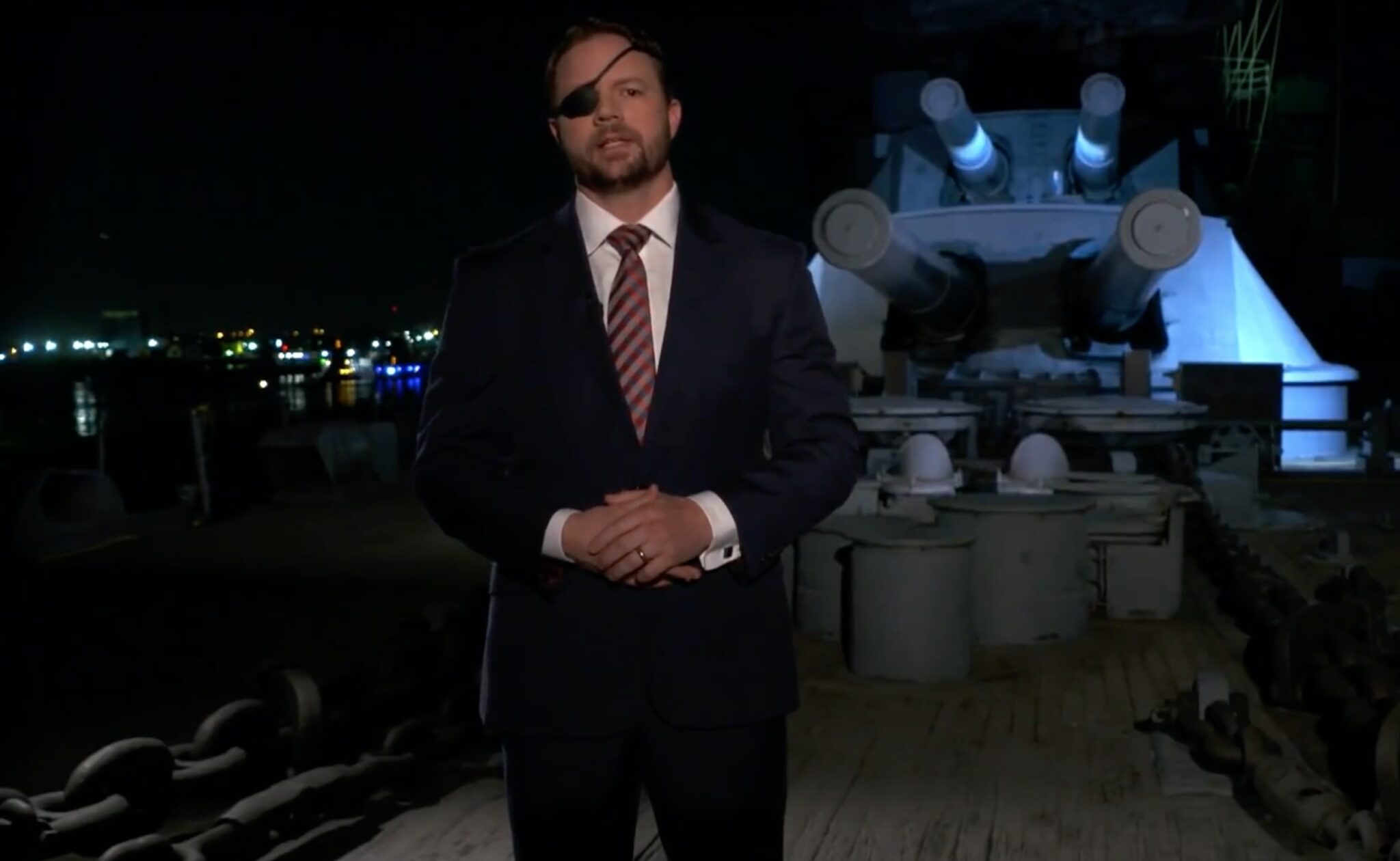 Dan Crenshaw Reportedly Resisted Praising Trump in Speech