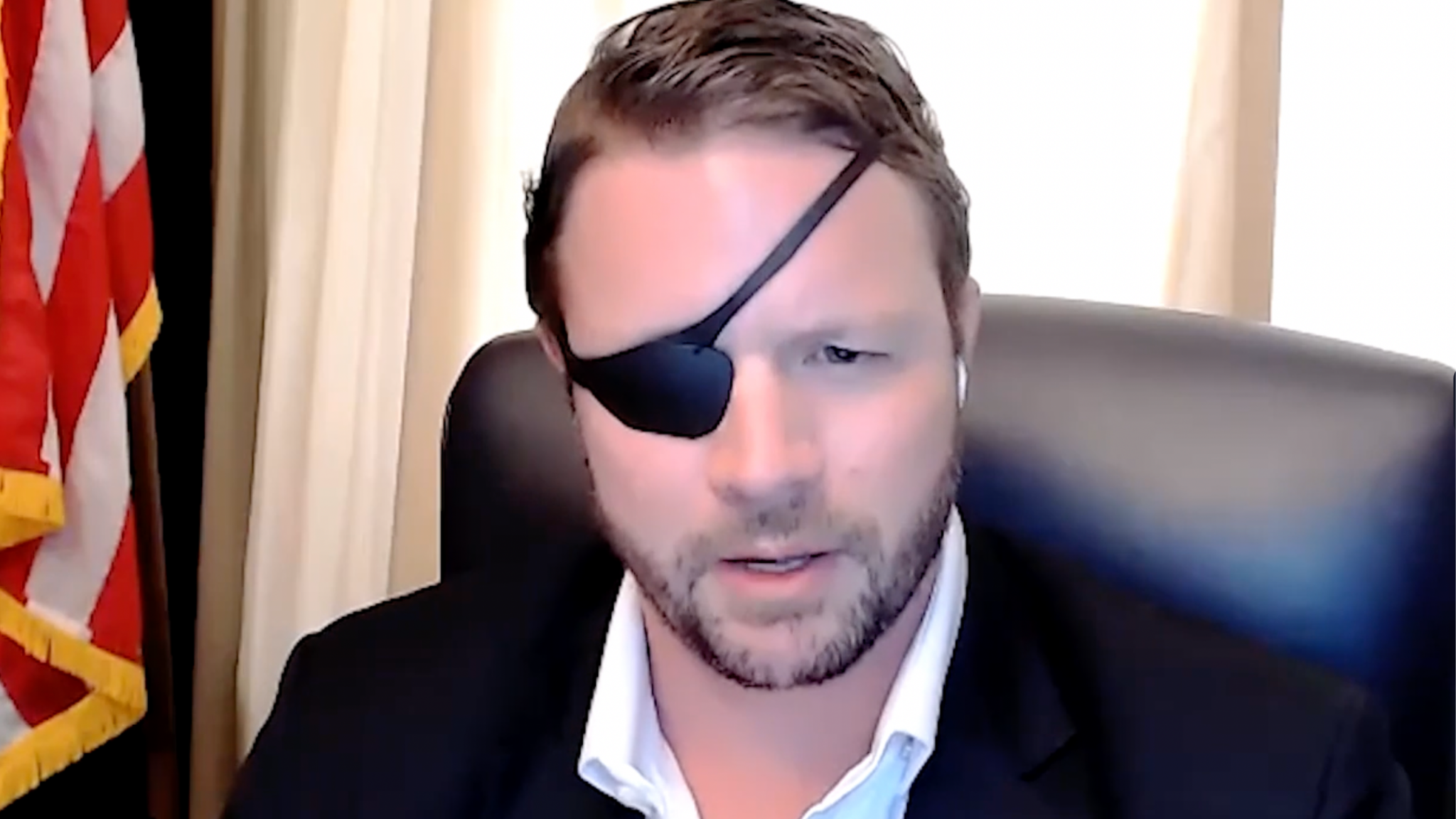 Crenshaw Calls Tucker Carlson 'Juvenile' Over 'Eyepatch' Dig