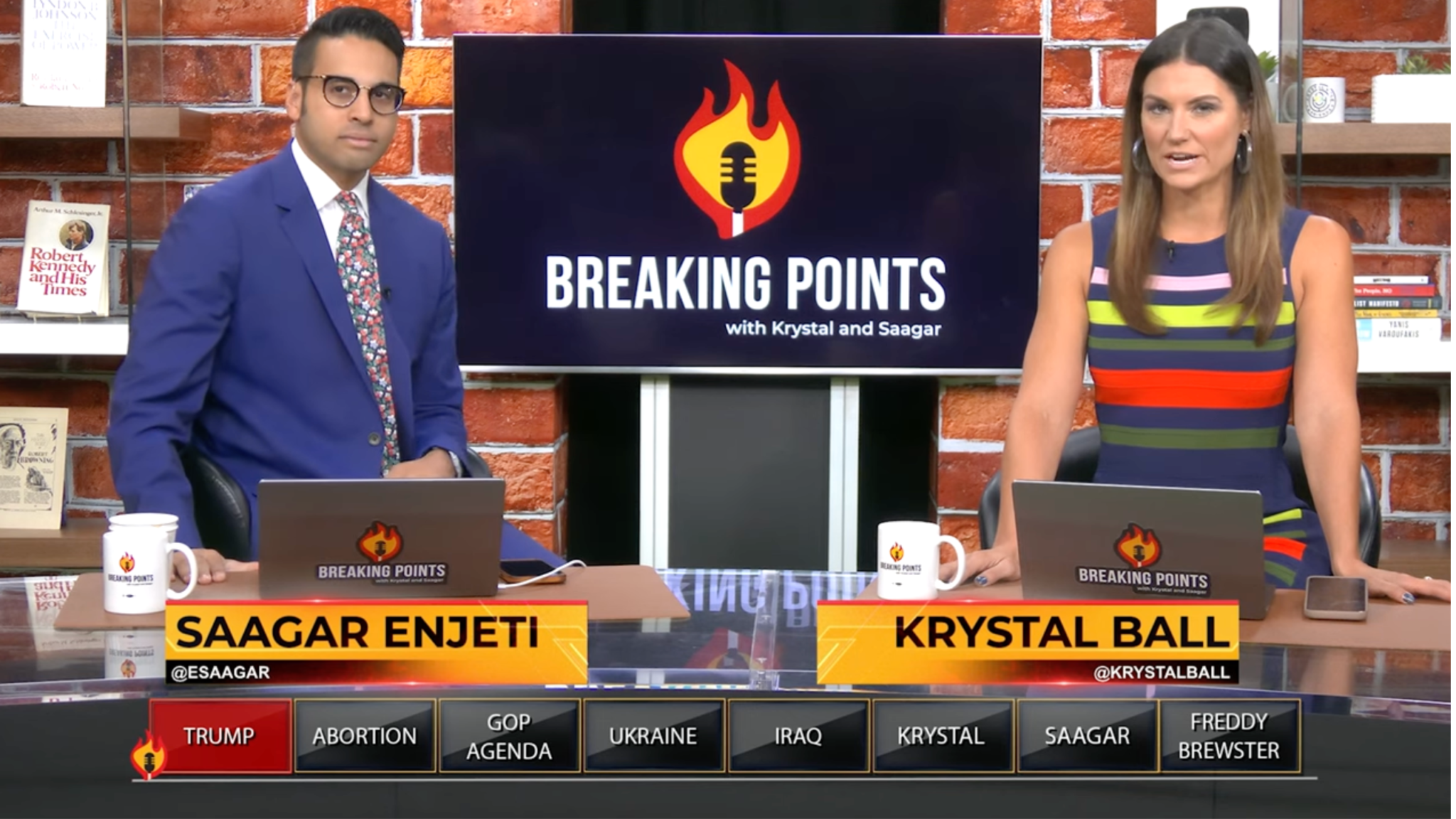 Hosts Ditch The Hills ‘Rising’ for 'Breaking Points' Podcast