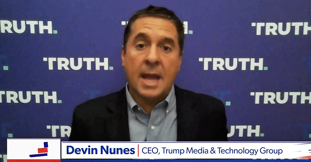 Trump Names Truth Social CEO Devin Nunes to New Role Trump Names Truth Social CEO Devin Nunes to New Role