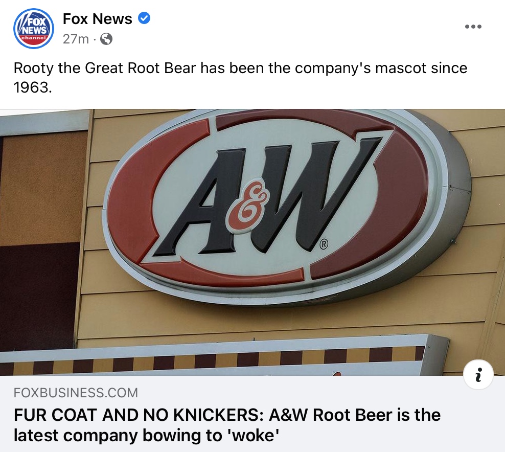 Fox News Falls For A&W's Joke Tweet About Root Beer Mascot