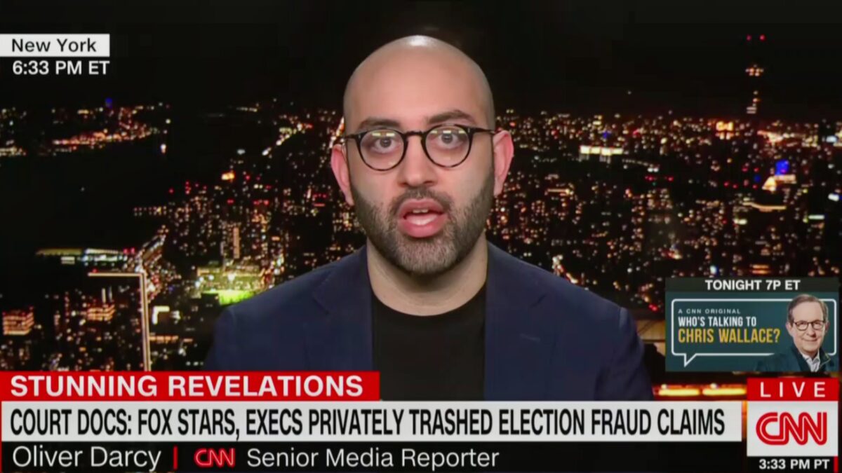 CNN’s Oliver Darcy Says Tucker Carlson Owes Him $1,000