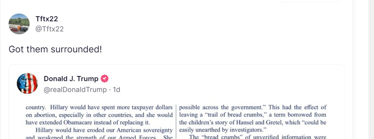 Trump Post Revealing Obama Address Was Shared By Jan 6 Fugitive Taranto ...