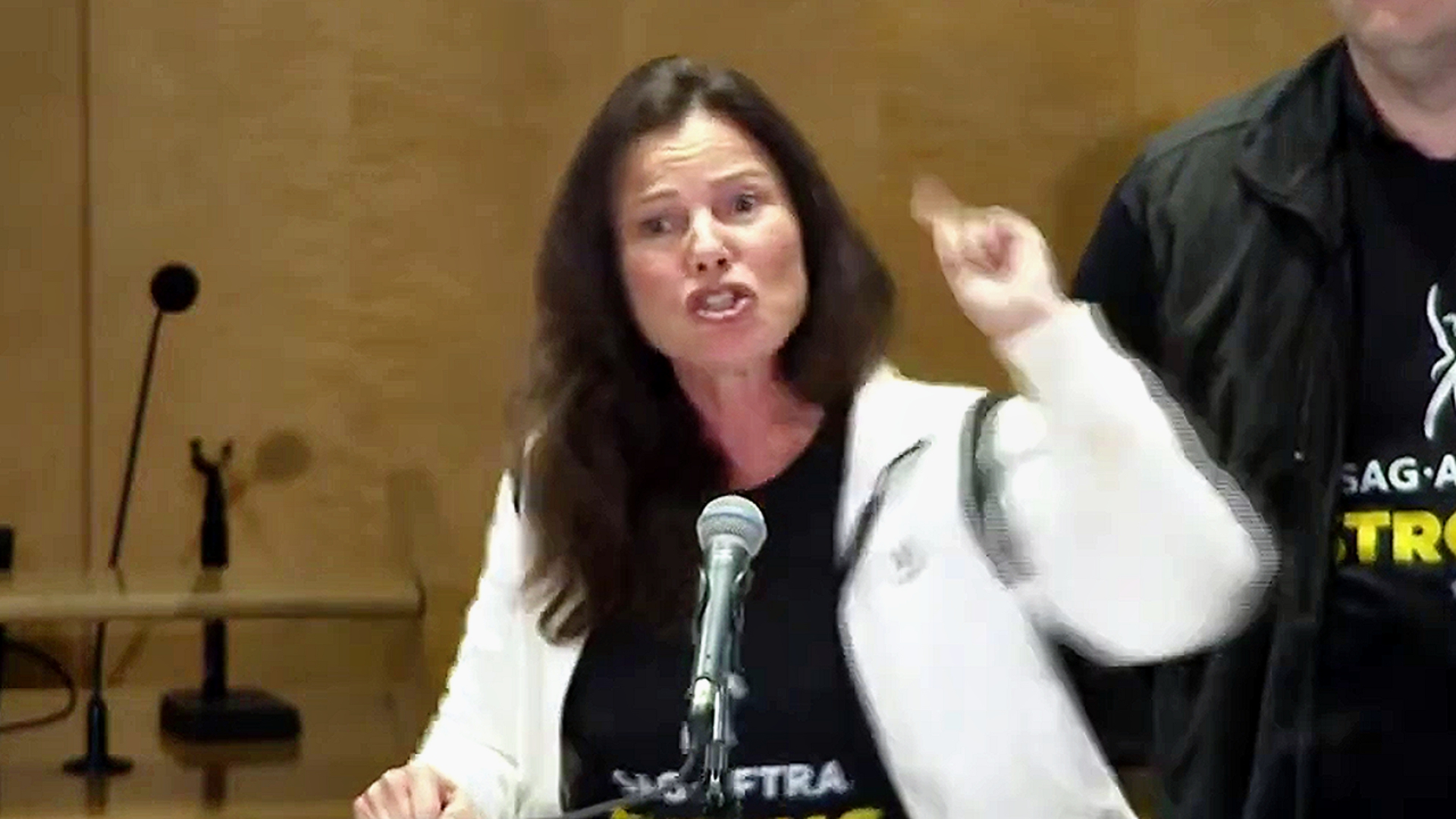 Fran Drescher Goes OFF At Fiery Presser on Actors Strike