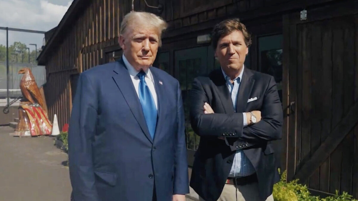 Trump Hits Back at Tucker Carlson On 'America First' Meaning
