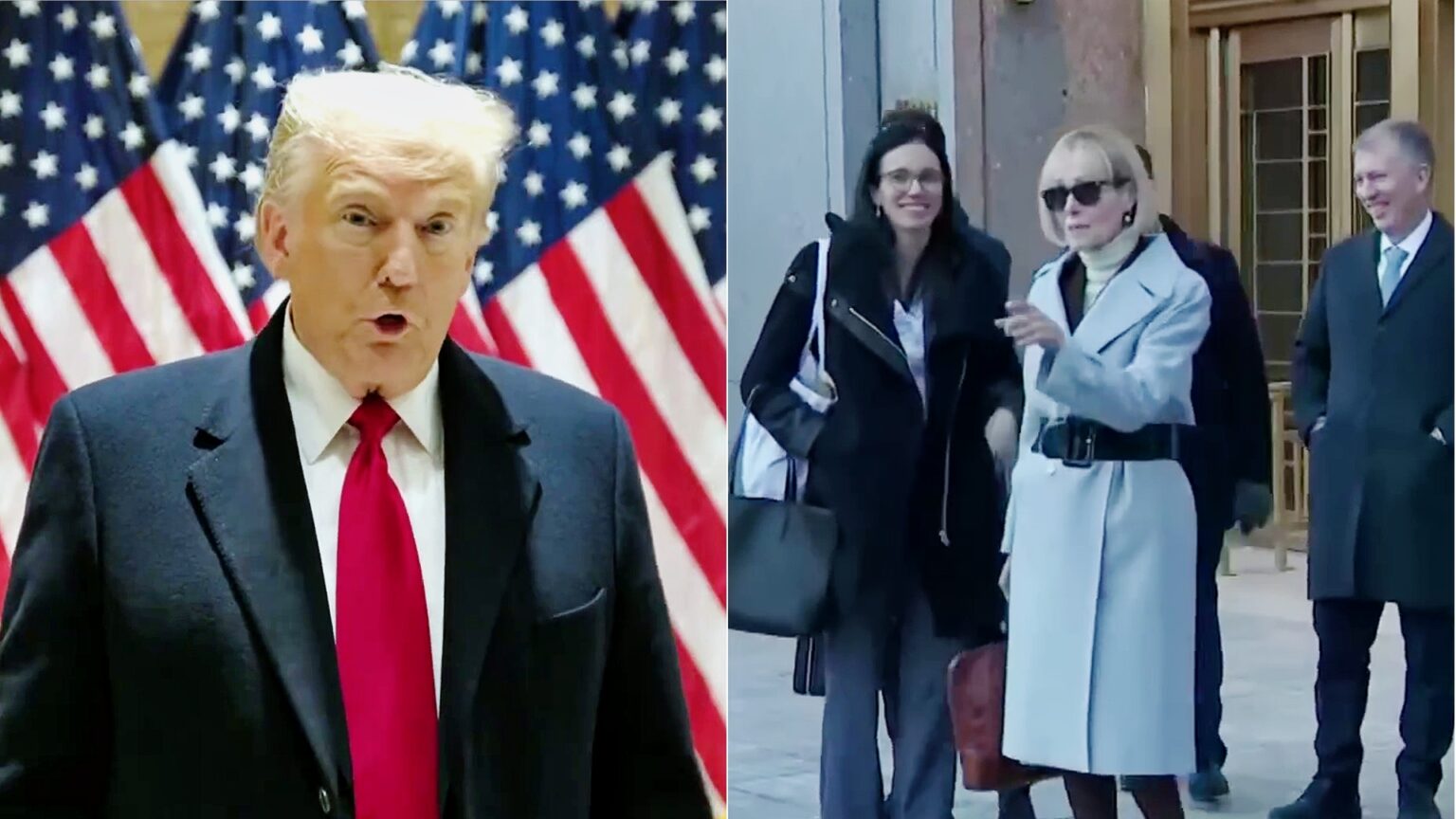 Trump Rants Same Things He's Busted For In Defamation Case