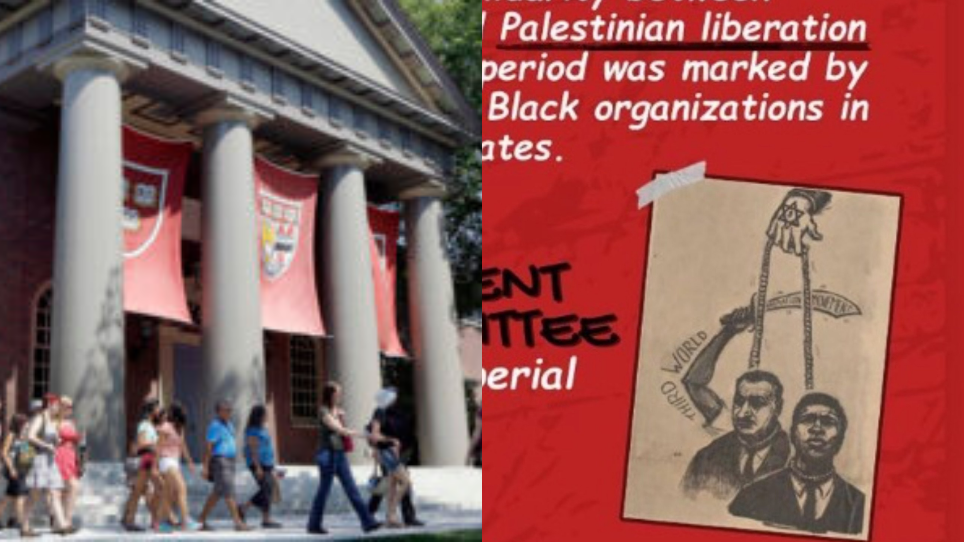Harvard Faculty Group Slammed for Anti-Semitic Cartoon