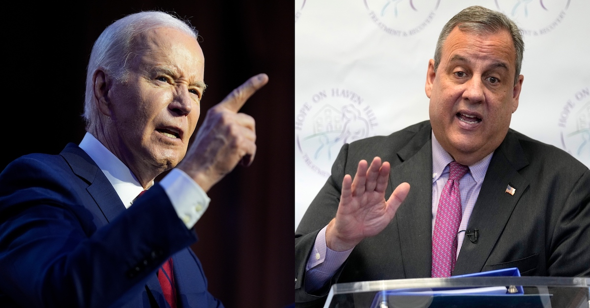 Chris Christie Calls It 'Stupid' Biden Hasn't Called Him