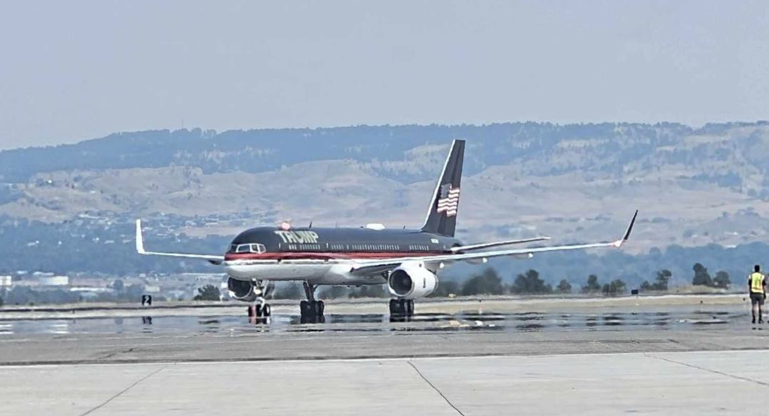 WATCH: Trump's Plane Makes Emergency Landing in Montana