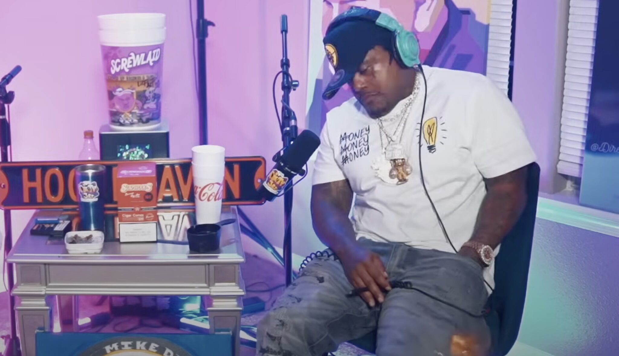 Rapper 2 Low Fires Handgun Down His Pant Leg During Podcast