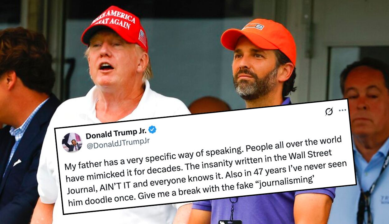Donald Trump Jr. Rushes to Defend Dad After WSJ Report