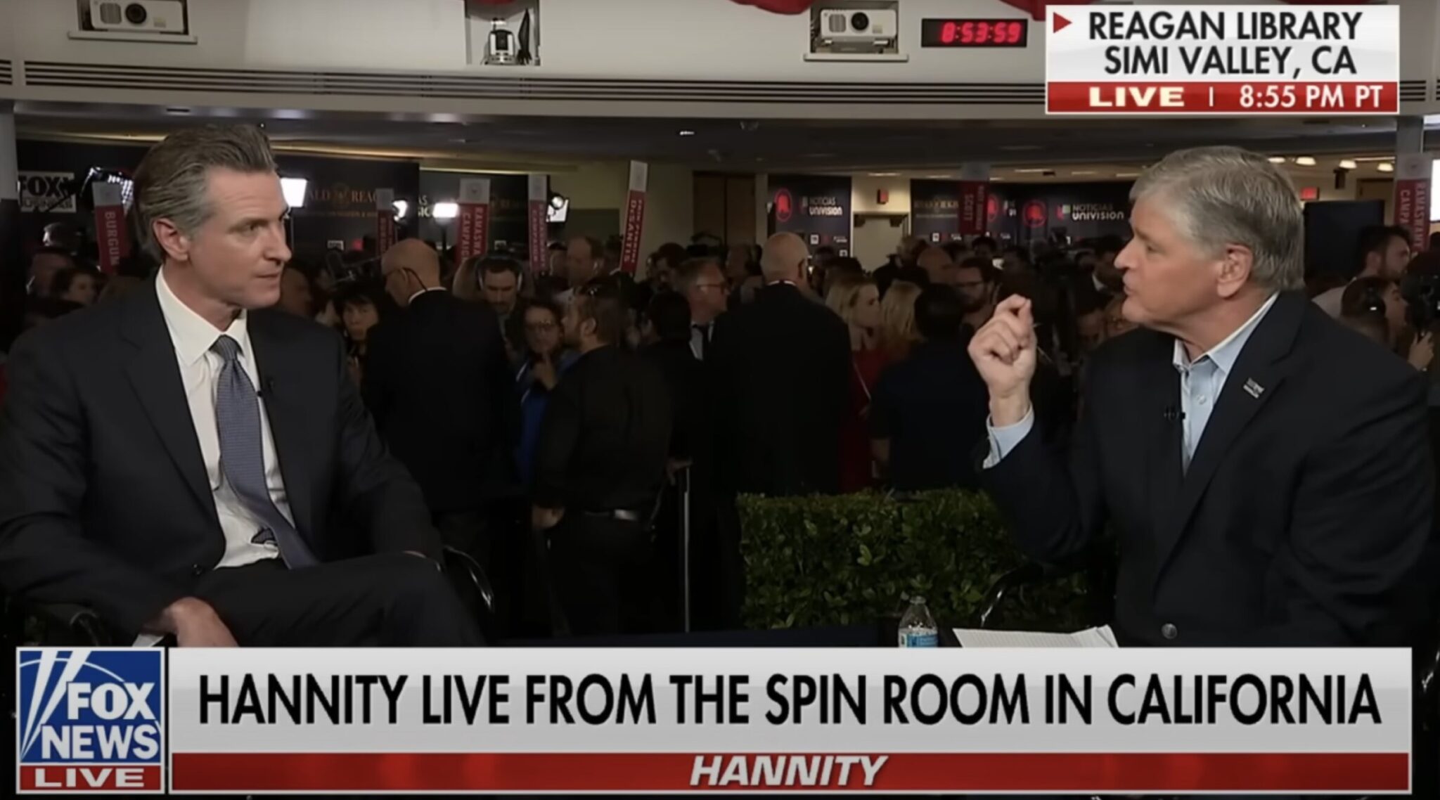 Sean Hannity Fires Back at Gavin Newsom For Trump Support
