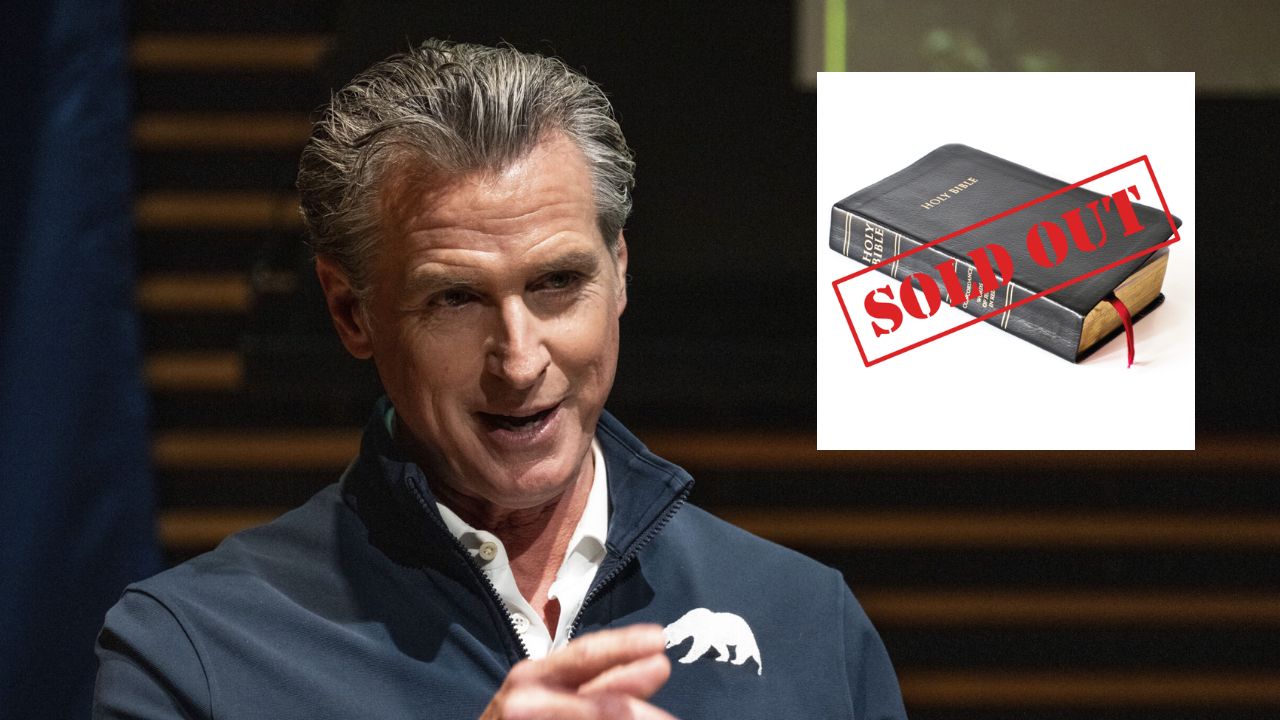 Gavin Newsom Trolls Trump With 'PATRIOT' Merch Shop