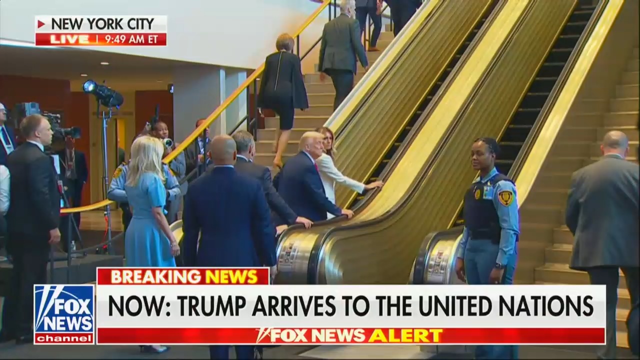 UN Spokesman Says Trump's Team to Blame for Escalator