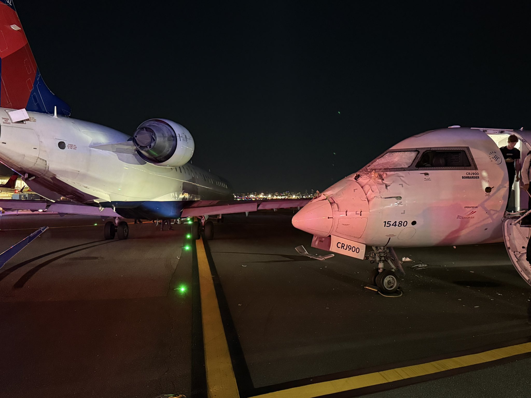 Delta Jets 'Absolutely Smashed' in LaGuardia Collision