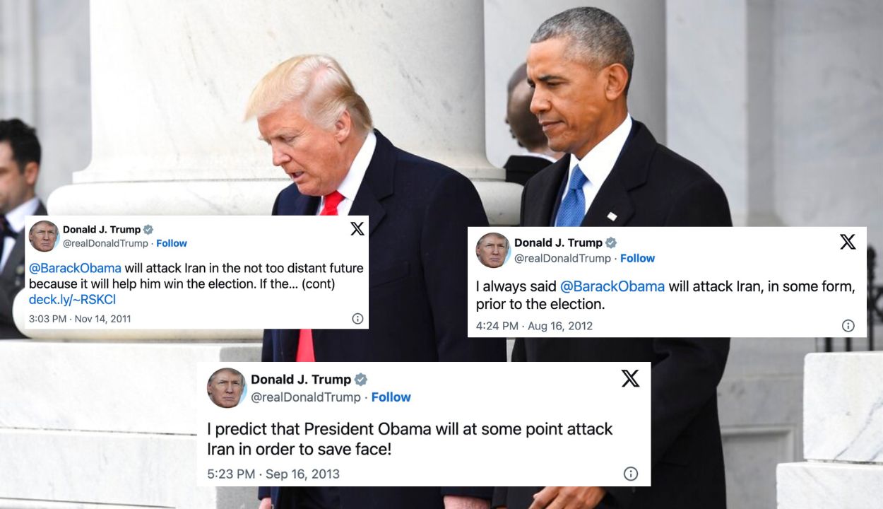 6 Times Trump Said Obama Would Attack Iran Over 10 Years Ago