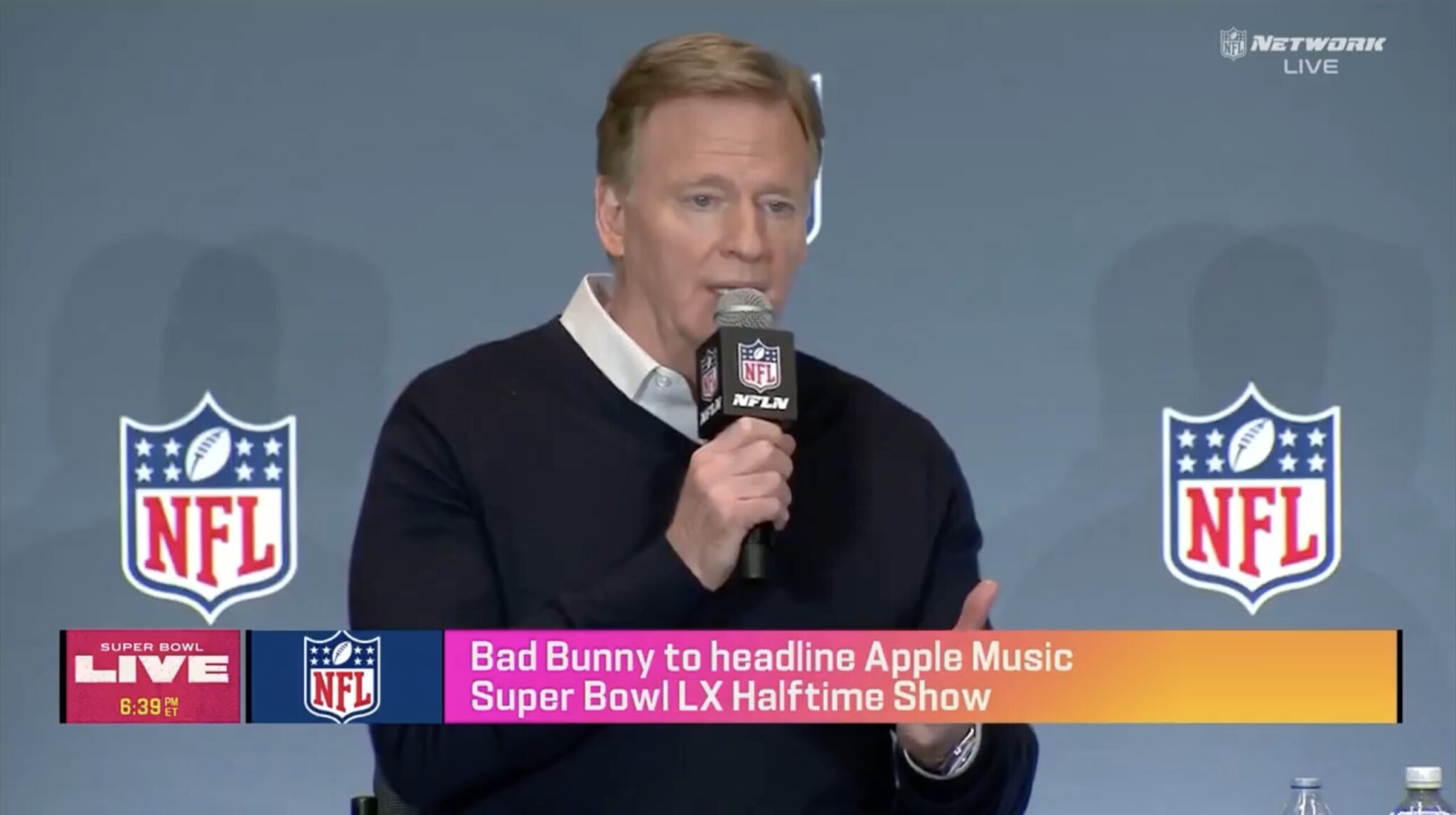 NFL Commish Stands by Bad Bunny Amid Conservative Backlash