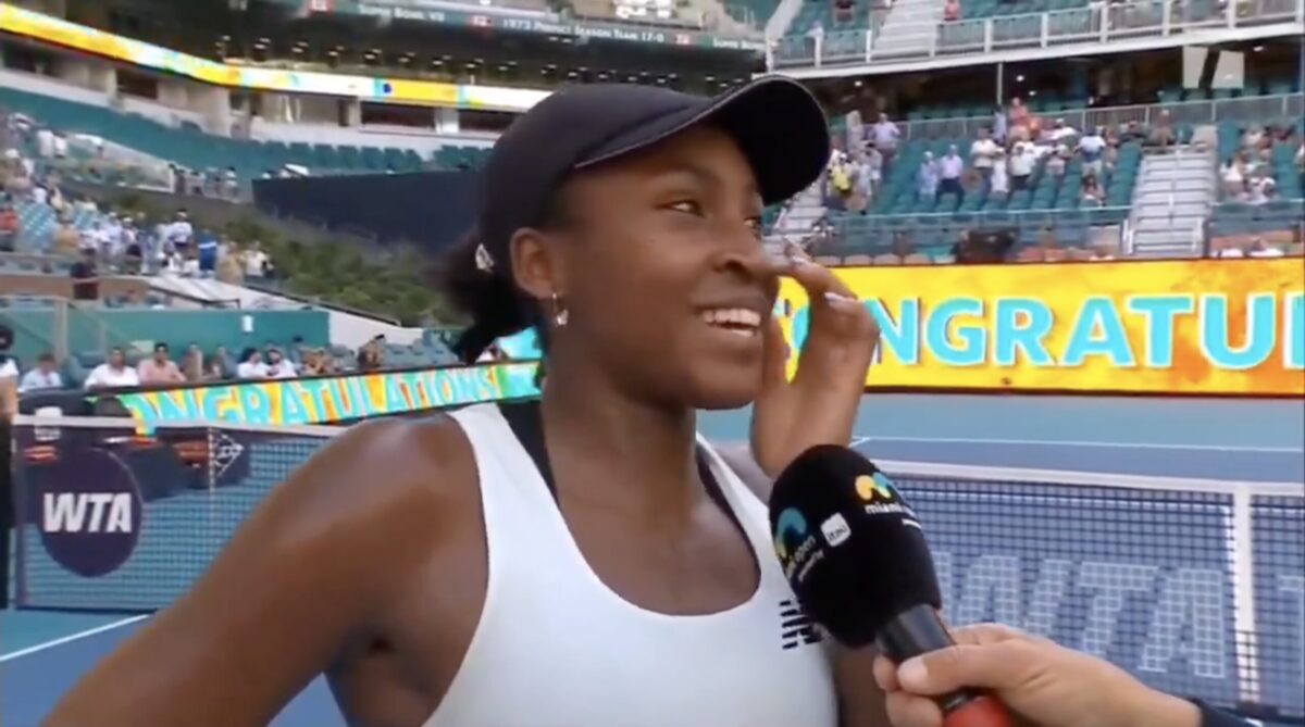Coco Gauff Says Social Media Tip Was Crucial to Win
