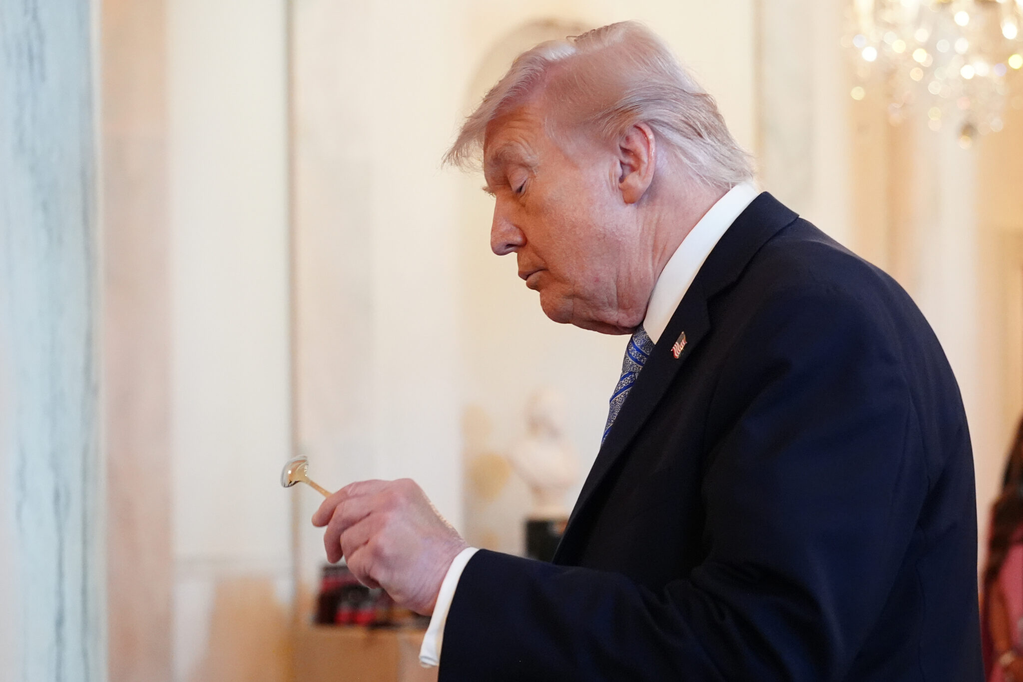 Trump's Trash Monitored After He Threw Out Silverware